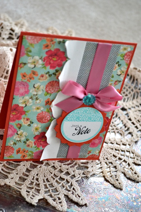 Just A Note Handmade Card on Luulla